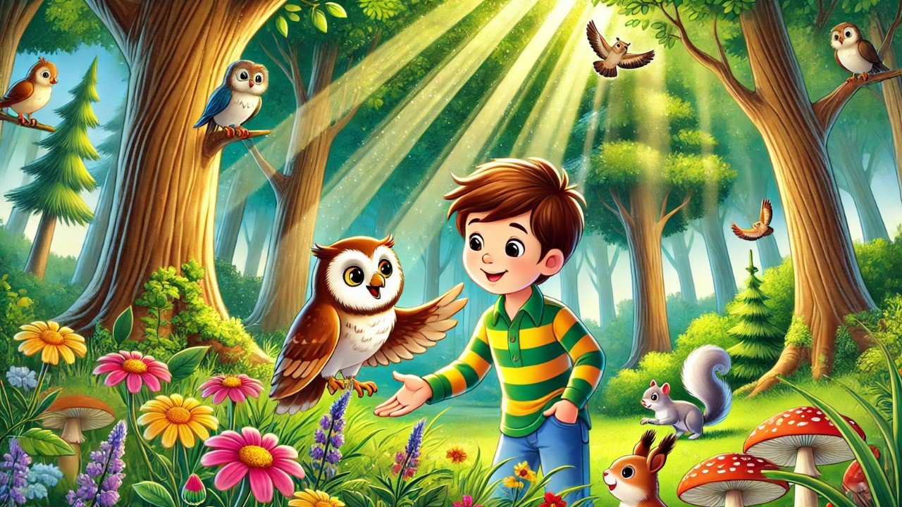 História Infantil sobre a Natureza: A Viagem Mágica de Tom e a Floresta ...